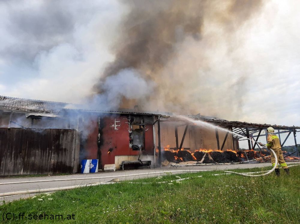 Brand Landwirtschaftliches Objekt Berndorf