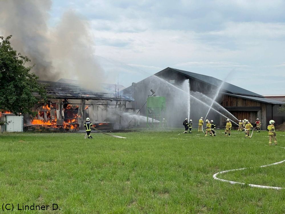 Brand Landwirtschaftliches Objekt Berndorf