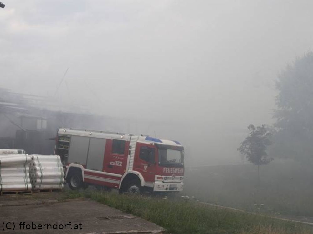Brand Landwirtschaftliches Objekt Berndorf
